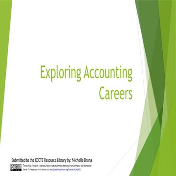 Exploring Accounting Careers in Accounting | PPT
