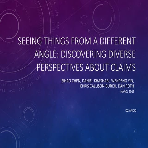 Seeing Things from a Different Angle: Discovering Diverse Perspectives ...