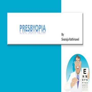Presbyopia | PPTX