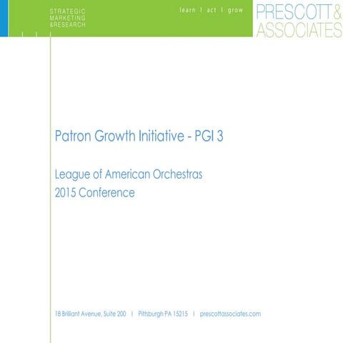Patron Growth Initiative - PGI 3 | PDF