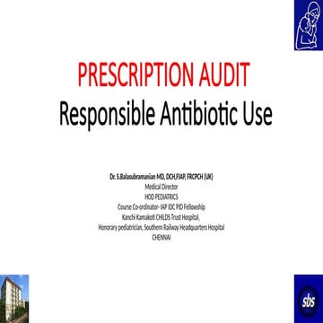 Prescription Audit in Emergency Medicine in a teaching Institution.pptx