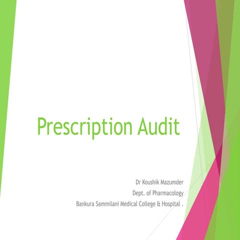 Prescription Audit PPT.pptx