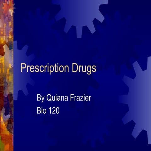 Prescription Drugs Presentation 7 | PPT