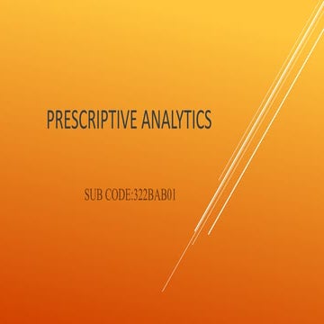 Prescriptive Analytics-1.pptx
