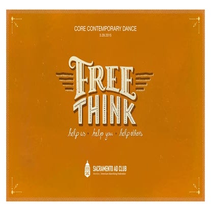 CORE Contemporary Dance: FREEThink 2015 Logos & Press Kit | PPT