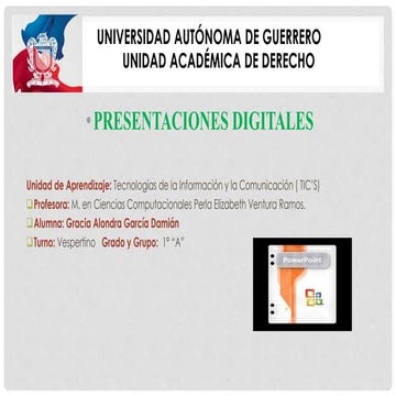PRESENTACIONES DIGITALES | PPTX