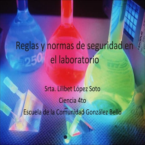 Símbolos de seguridad en el laboratorio | PPTX
