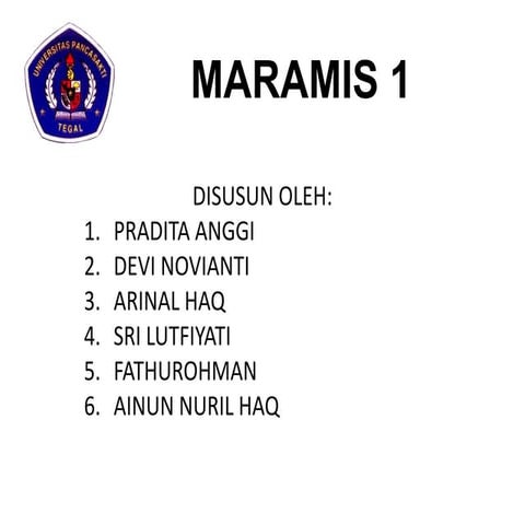 MARAMIS 1 | PPTX