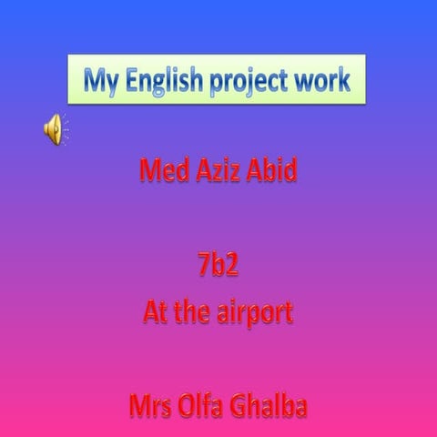 At the airport | PPT