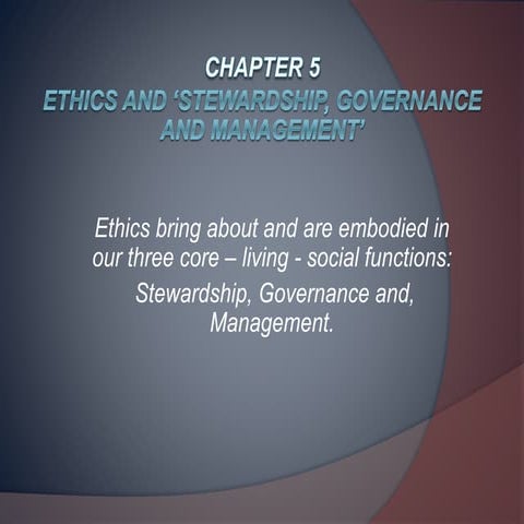 Ethics (ethical dynamics) Ch. 3 | PPS