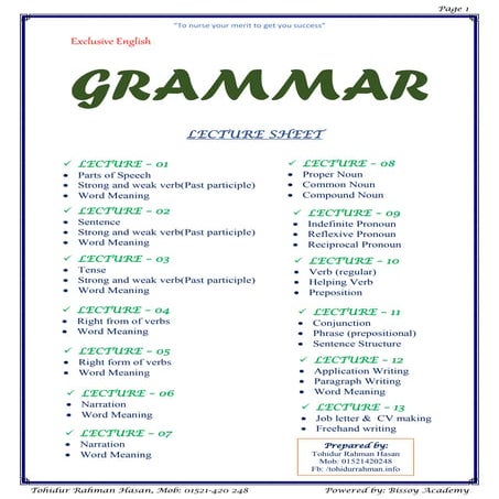 present -past Exclusive Grammar by Bissoy Academy.pdf