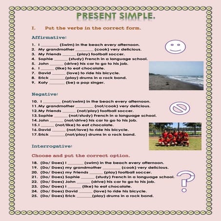 Present simple | DOCX