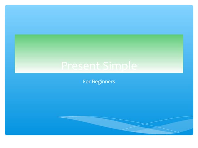 Present simple Tense | PPT