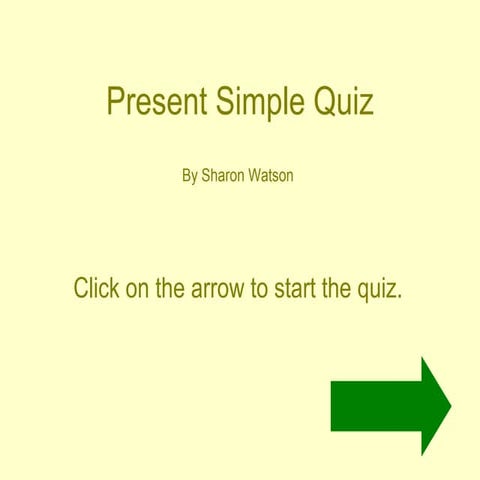 Present Simple Quiz | PPT | Food & Drink