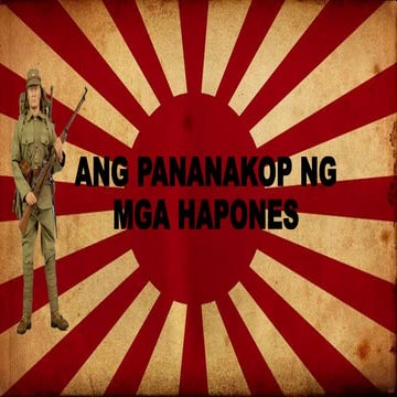 Pananakop ng mga Hapon | PPTX