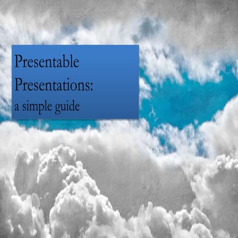 Presentable Presentations by Fara Reed | PPSX