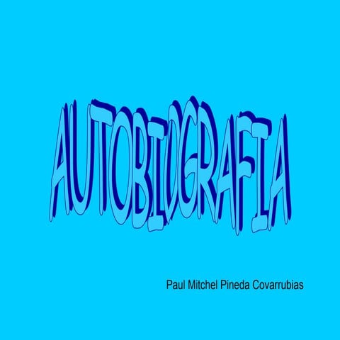 Autobiografia | DOC