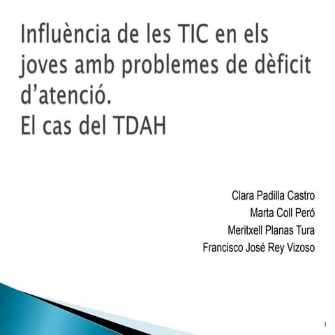 Presentación TDAH | PPT