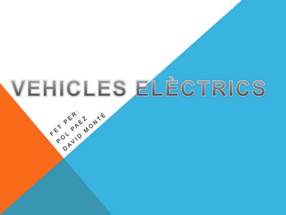 Vehículos eléctricos | PPT
