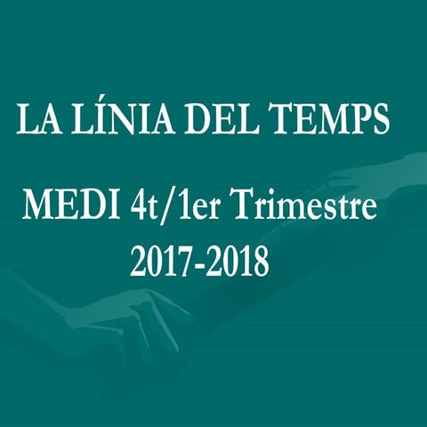 LÍNIA DEL TEMPS | PPT