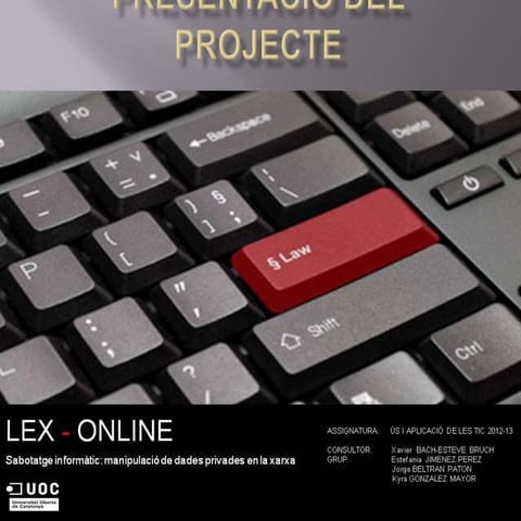 Presentació del projecte | PPSX