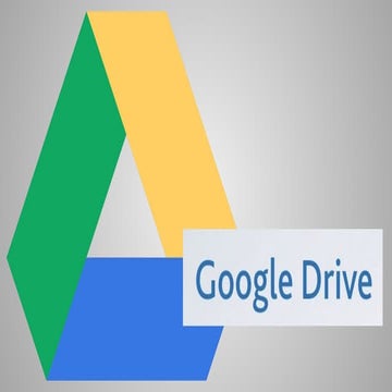 Presentació google drive | PPT