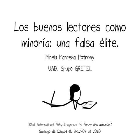 Los buenos lectores como minoría: una falsa élite | PDF