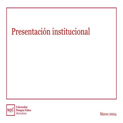Plantilla institucional per a PPT de la UPF | POTX