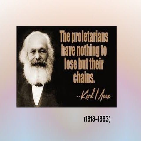 La filosofia de Karl Marx | ODP