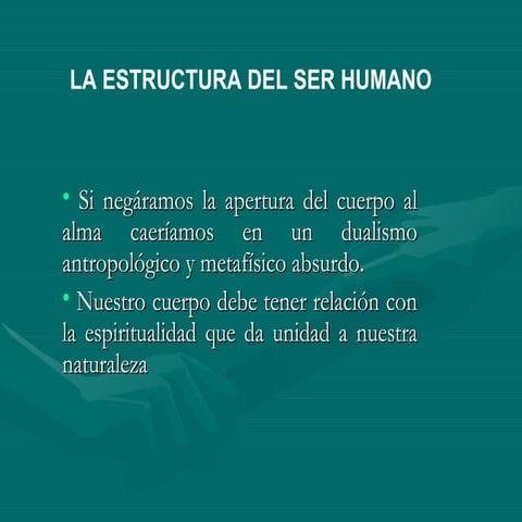 ESTRUCTURA DEL SER HUMANO | PPTX