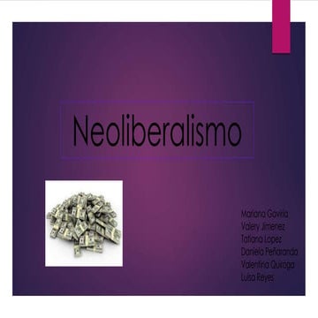Neoliberalismo y Globalización | PPT