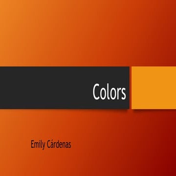 Colors | PPT