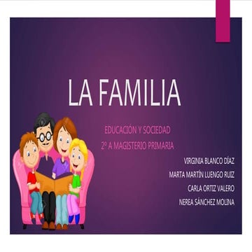 Presentación "La familia" | PPTX