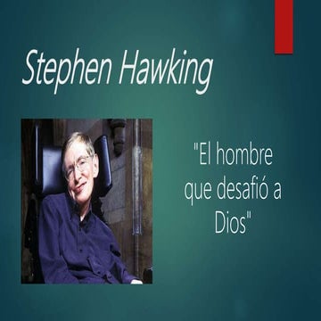 Biografía Stephen Hawking | PDF