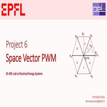 Space Vector PWM | PPTX | Radio Control | Hobbies & Interests