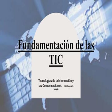 Fundamentación de las TICS 1-24-0460 | PPTX | Computing | Technology & Computing
