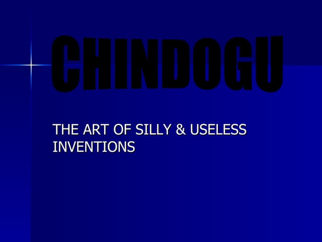 Chindogu | PPT