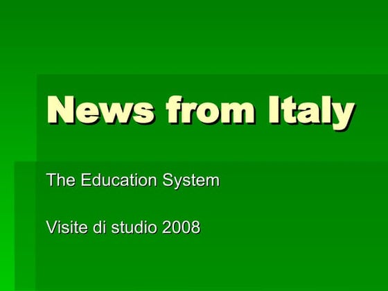 EDUCATIONAL SPANISH SYSTEM | PPT