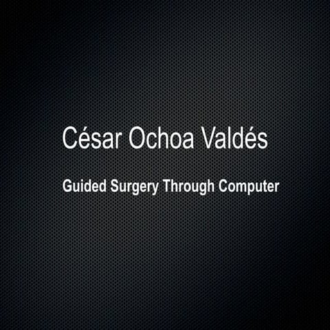 Dr César Ochoa | KEY