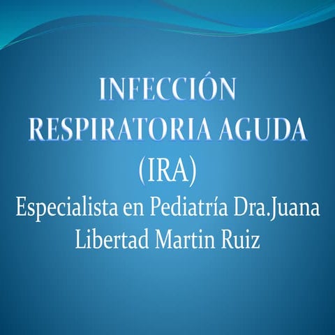 Presentación Infección Respiratoria Ppt