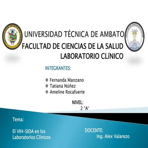 Presentación vih-sida | PPTX