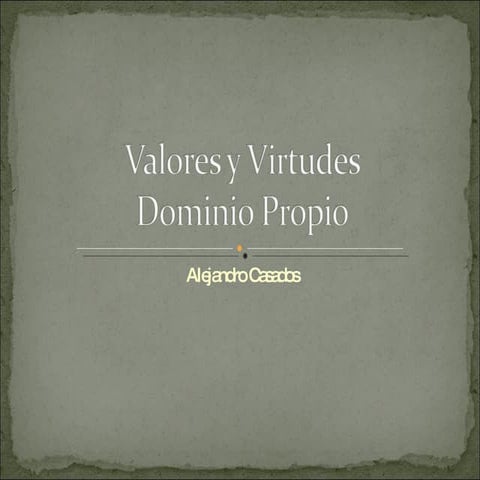 Dominio Propio | PPT