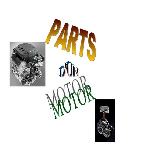 Presentació parts d'un motor. | PPT