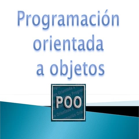 Programacion Orientada a Objetos y a Eventos | PPT