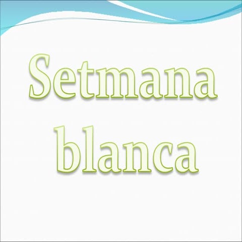 Setmana Cultural | PPT