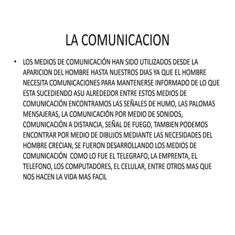 Los medios de comunicación | PPT