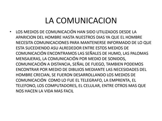 Los medios de comunicación | PPT