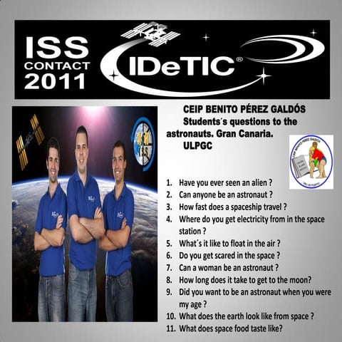 IDeTIC ISS Contact 2011 | PPT