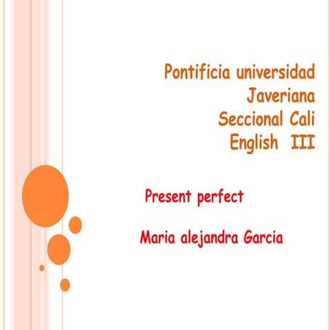 present perfect | PPT