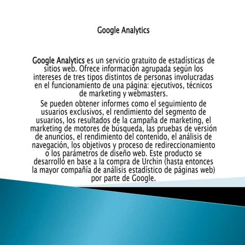Exposicion google analytics | PPT